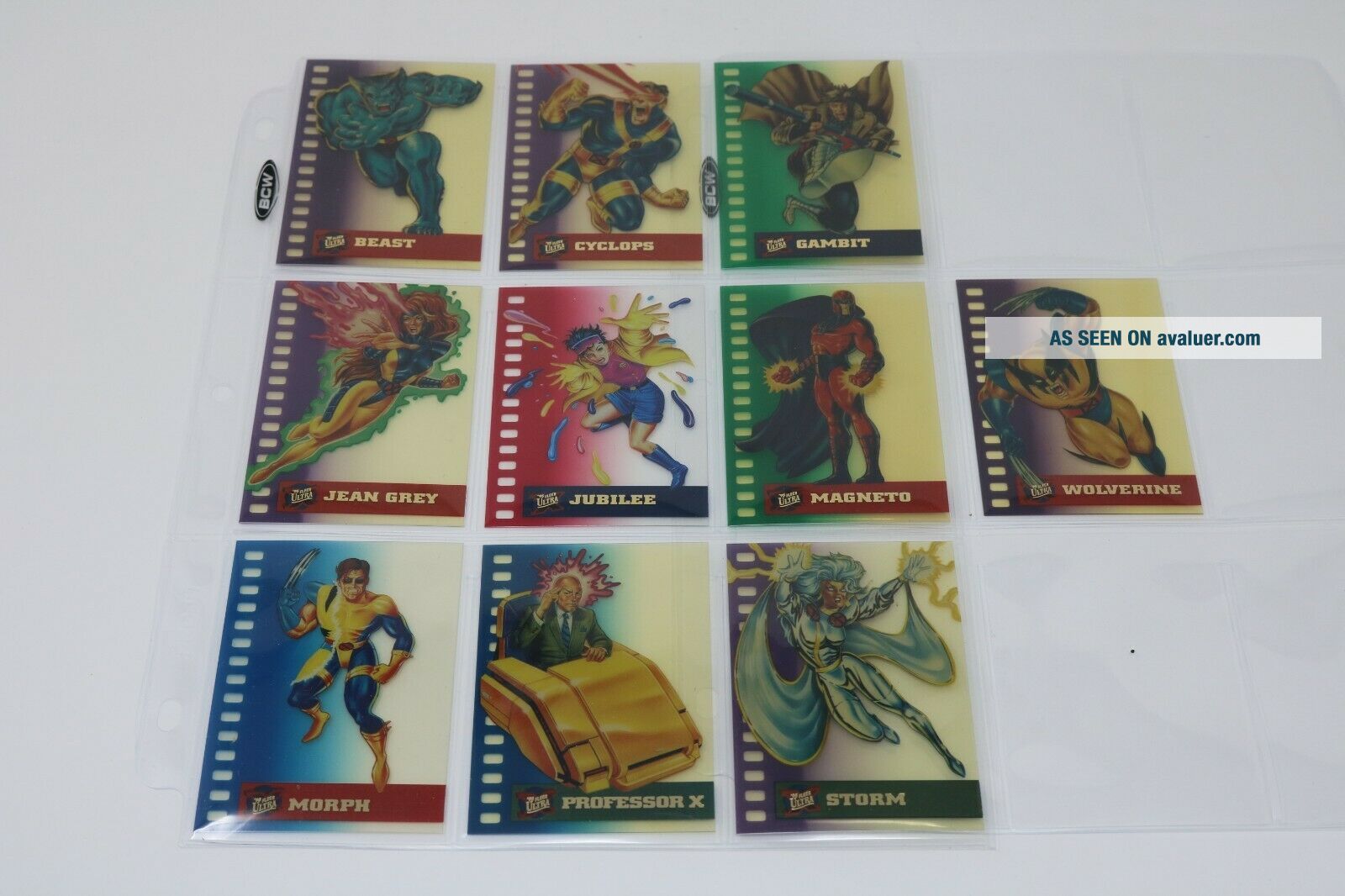 1995 X - MEN FLEER ULTRA Suspended Animation Complete 10 Card Insert ...