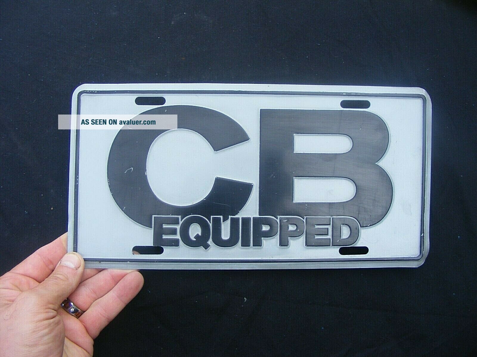 Vintage License Plate 1970 ' S Custom CB Radio Vanity CB EQUIPPED Van ...