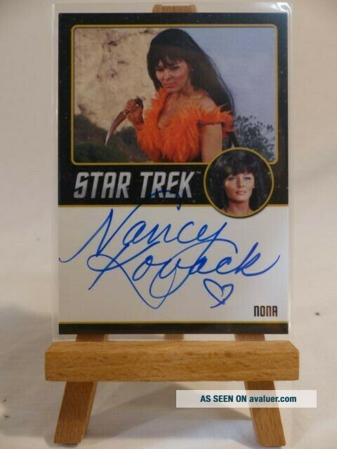 Star Trek TOS 50th Anniversary Autograph Card Nancy Kovack As Nona ...