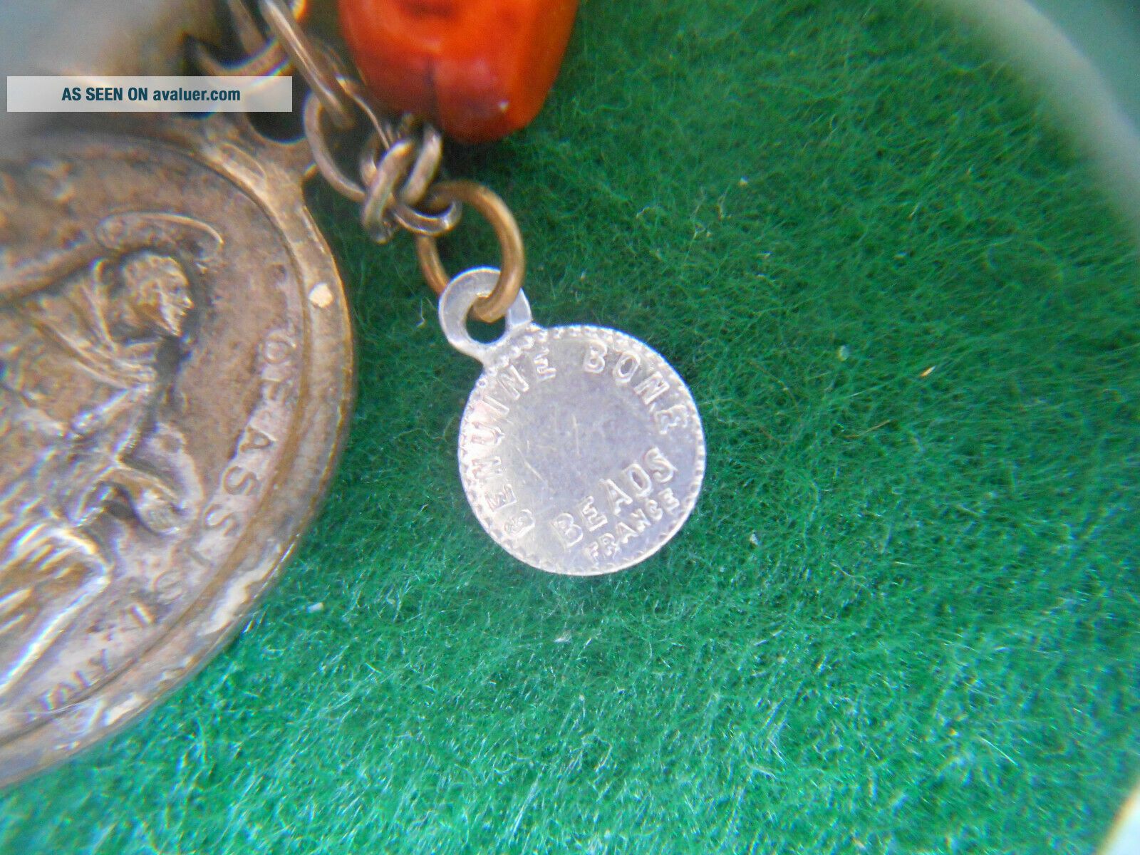 SEVEN Decade Rosary Made In France Of Bone - - W/ Tag That Ids Its ...