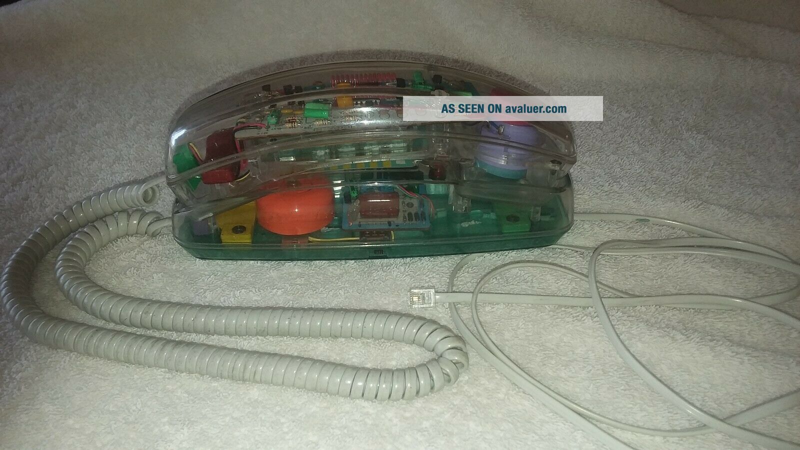Vintage Mod Unisonic Telephone PhoneWorks Clear Model 6900 Landline ...
