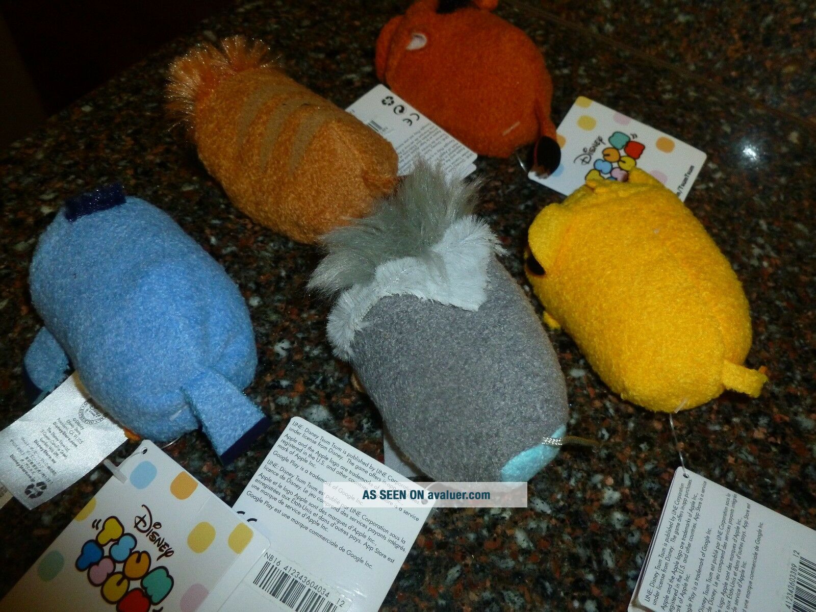 Disney Store USA Lion King Tsum Complete Set Of 9 NWT 3. 5 " Authentic ...