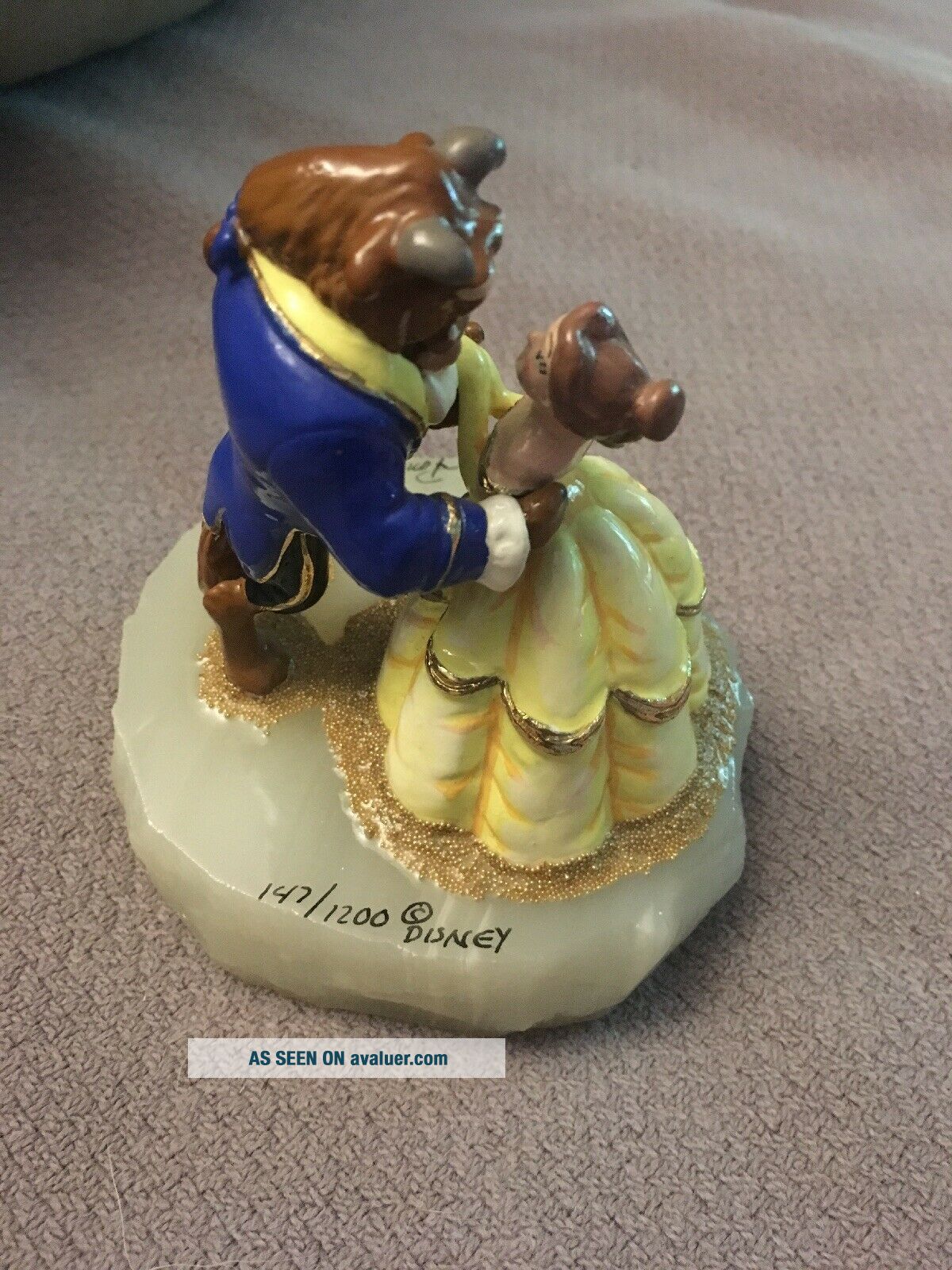 Ron Lee Walt Disney Limited Edition Figurine Beauty And The Beast ...