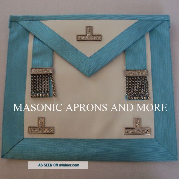Masonic Craft Worshipful Master (WM) Apron With Pocket | #4982097