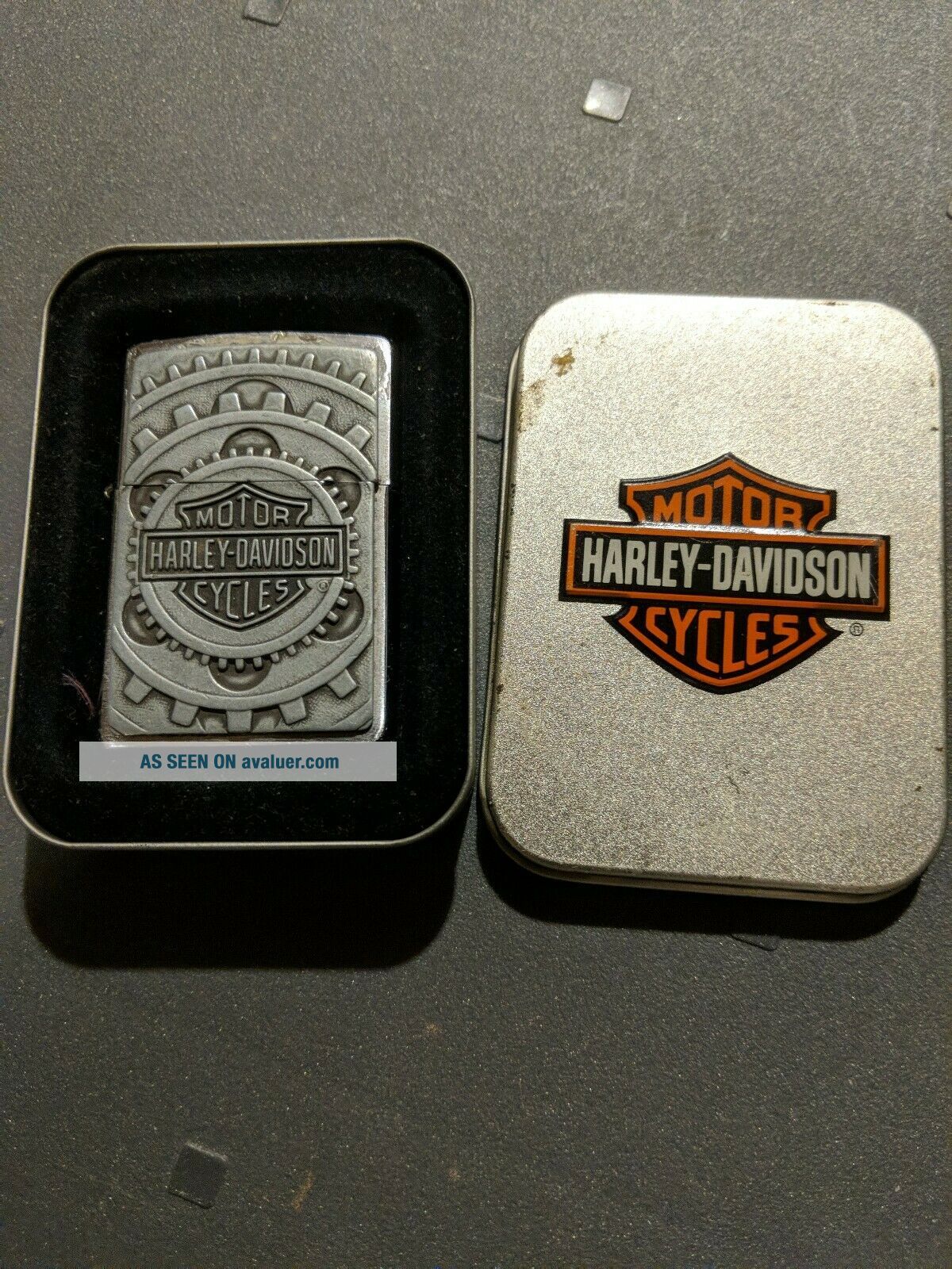 HARLEY DAVIDSON ZIPPO LIGHTER WITH CASE BRADFORD PA | #4942402