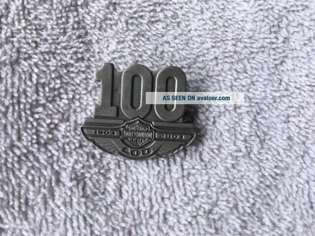 Harley Davidson 100th Shareholders Pin - Rarest Of The 100th ...