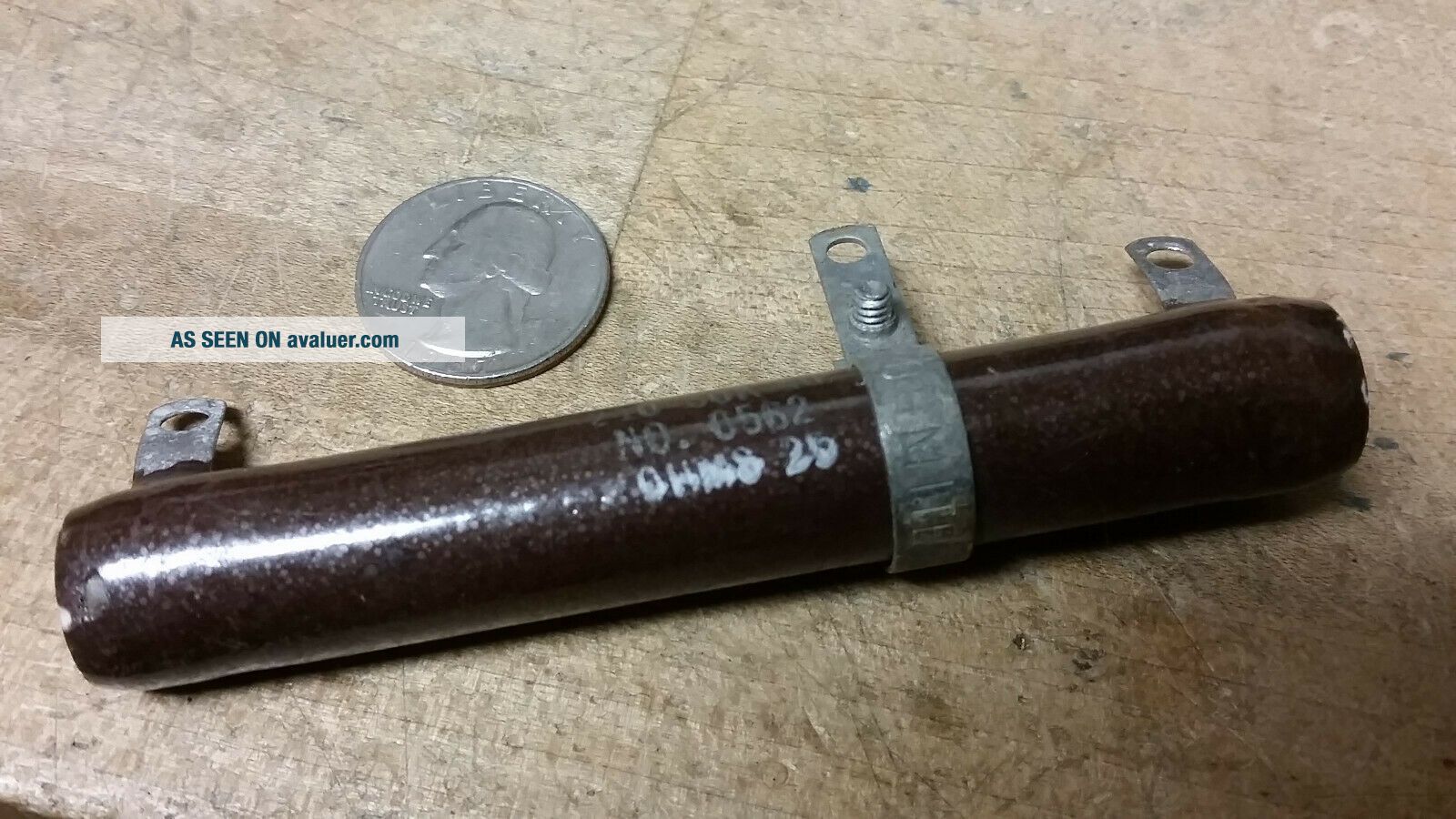 25 Ohm 50 W Power Resistor F/ Old Vintage Ham Radio Tube Power Unit ...