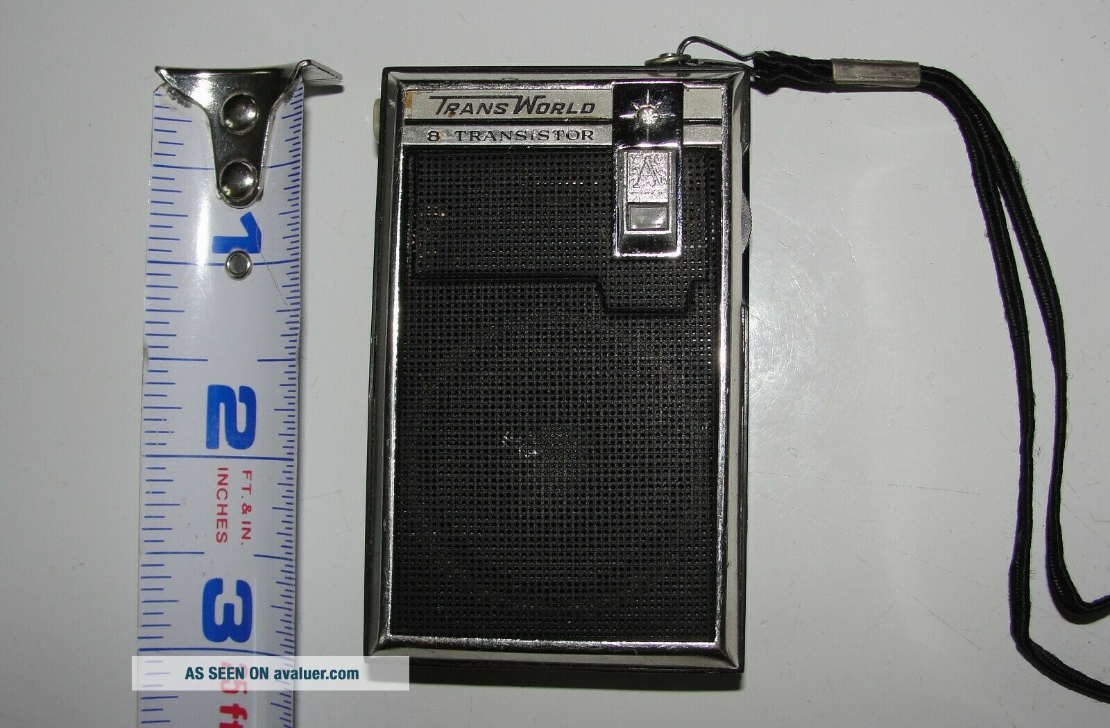Vintage Trans World 8 Miniature Transistor Radio - Model AR - 777 ...