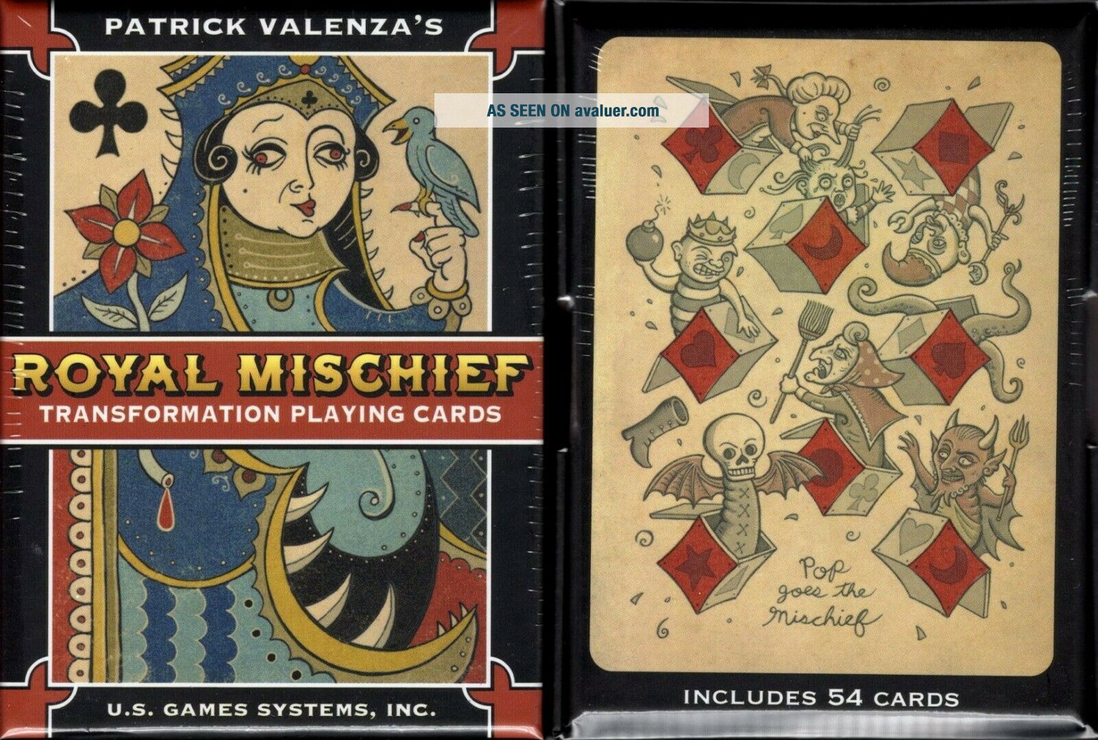 Royal Mischief Gilded Transformation Playing Cards Poker Size Deck USGS ...