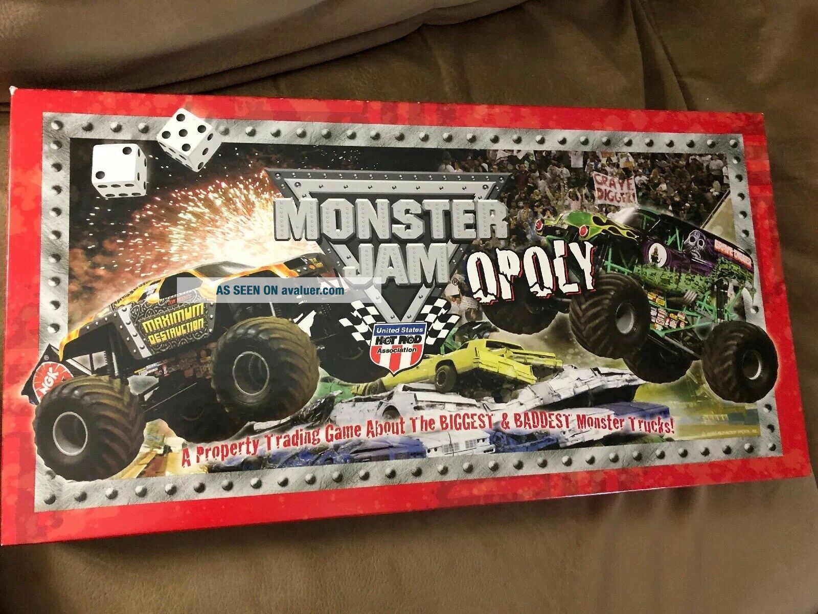 HTF Monster Jam Opoly Monster Truck Monopoly | #4981170