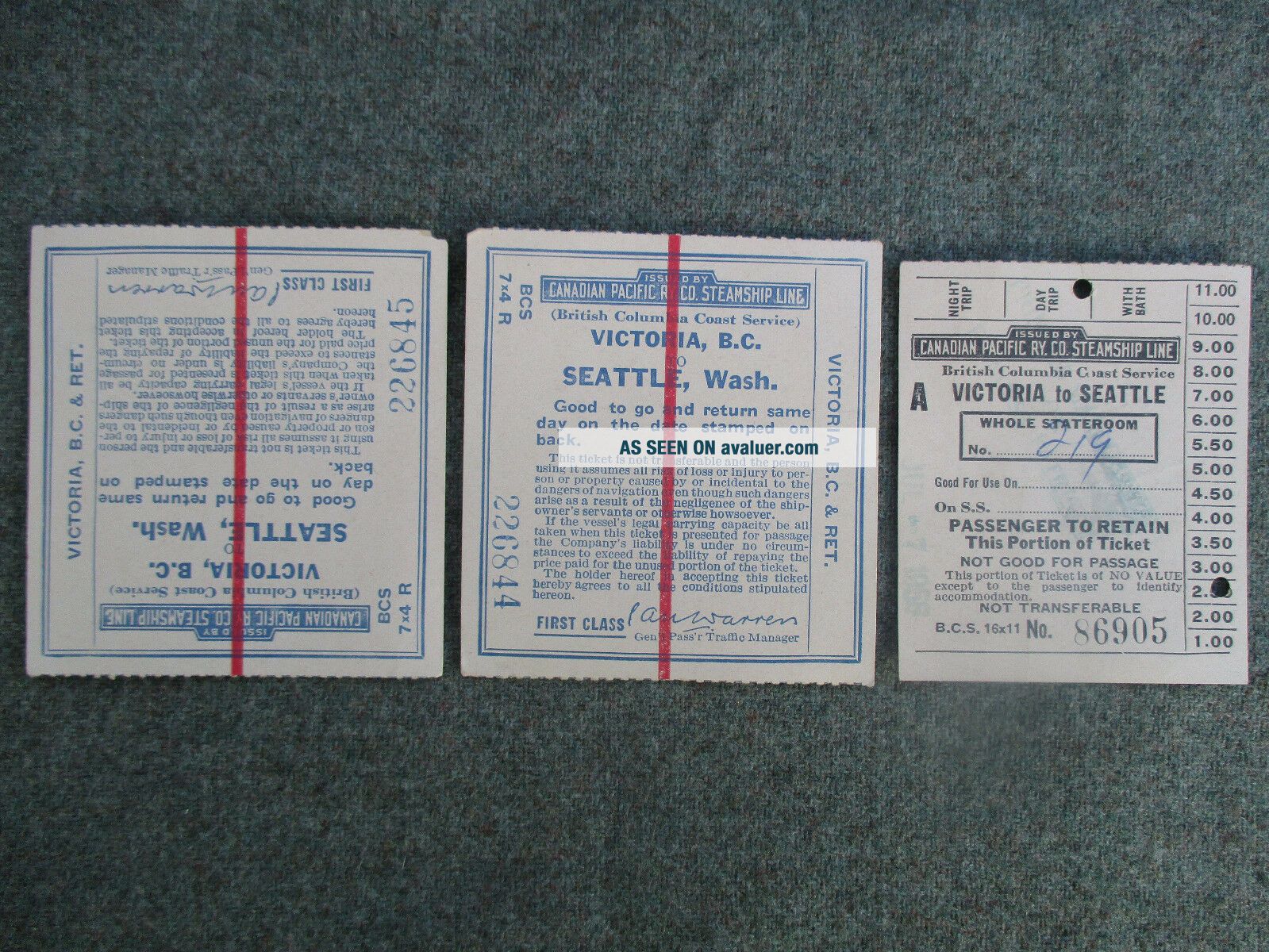 VINTAGE 1955 CANADIAN PACIFIC PRINCESS STEAMSHIP SEATTLE VICTORIA GUIDE ...