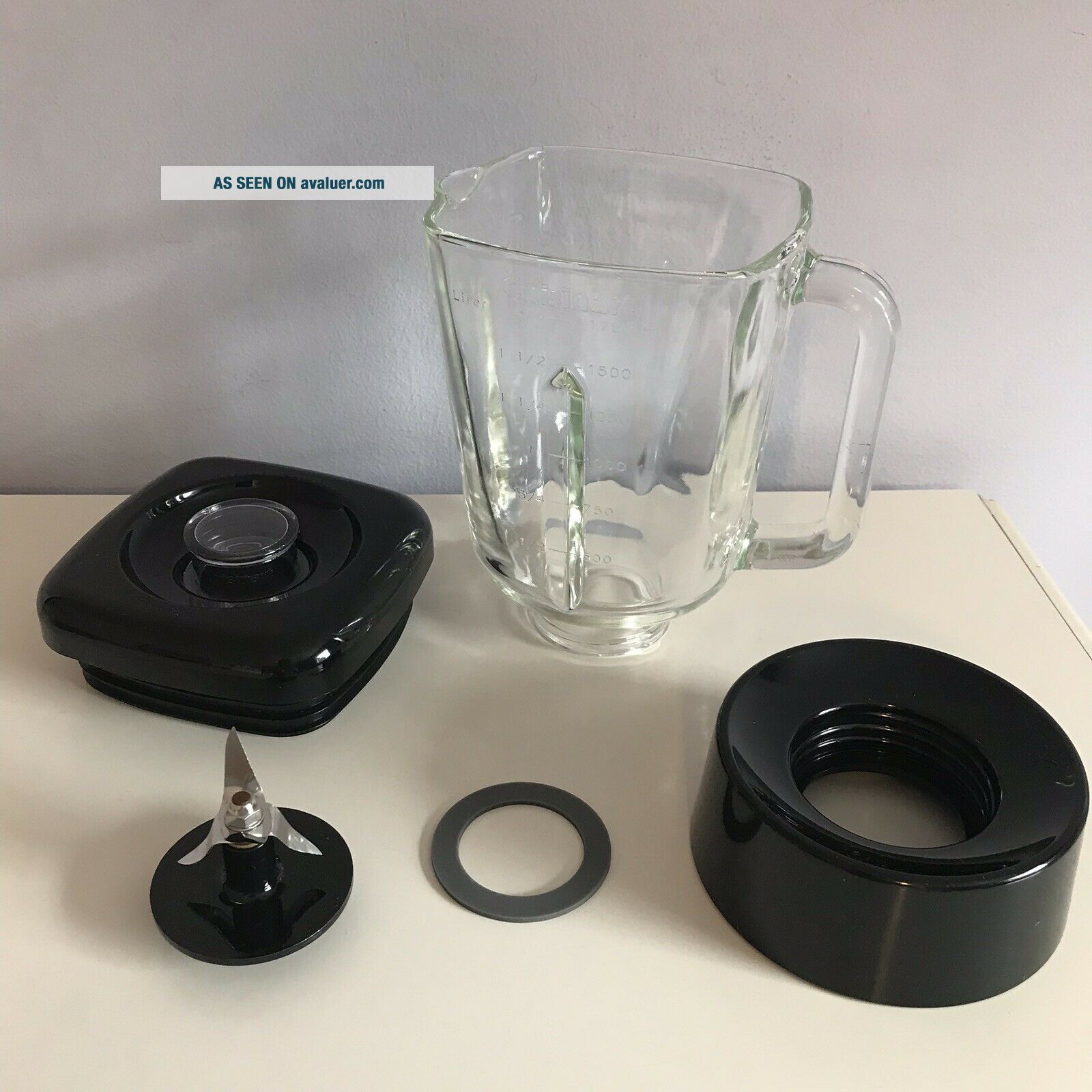 CUISINART Replacement Glass Pitcher Blade & Lid PowerBlend Duet Blender ...