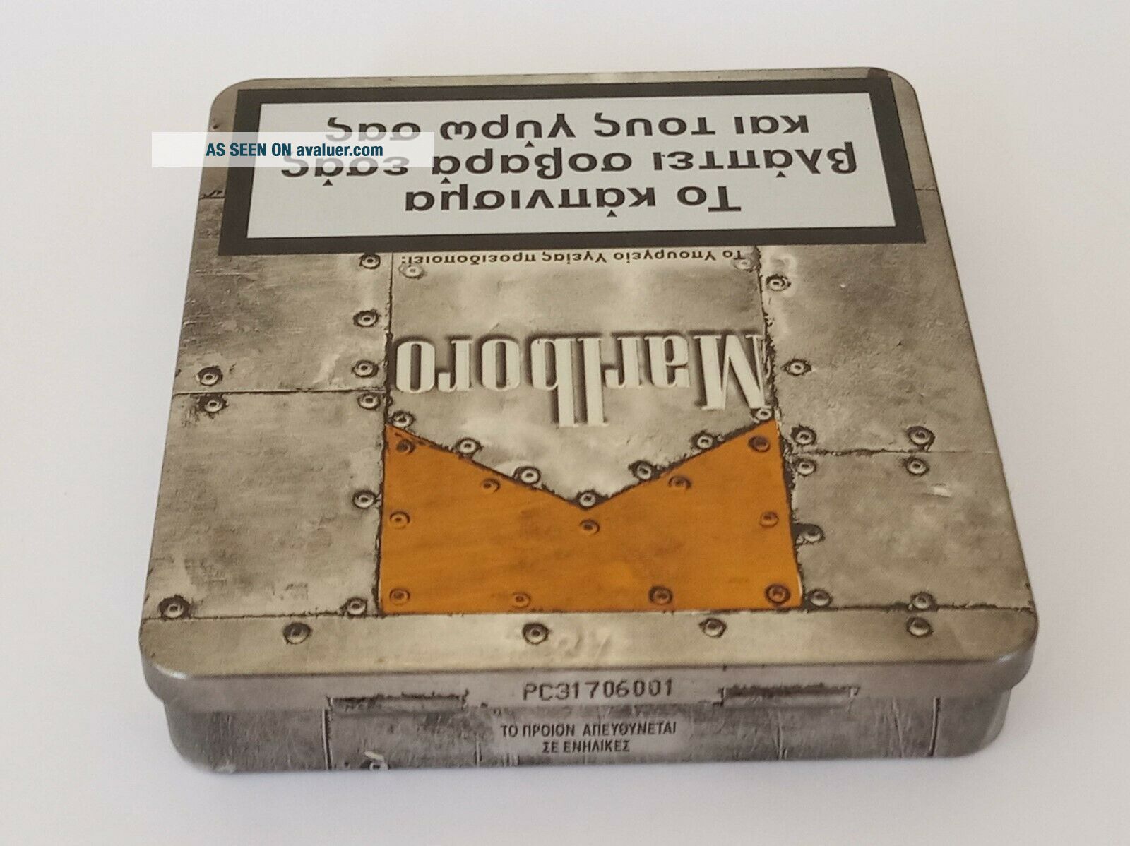 Vintage Marlboro Cigarettes Tin Box Metal Case | #4979659