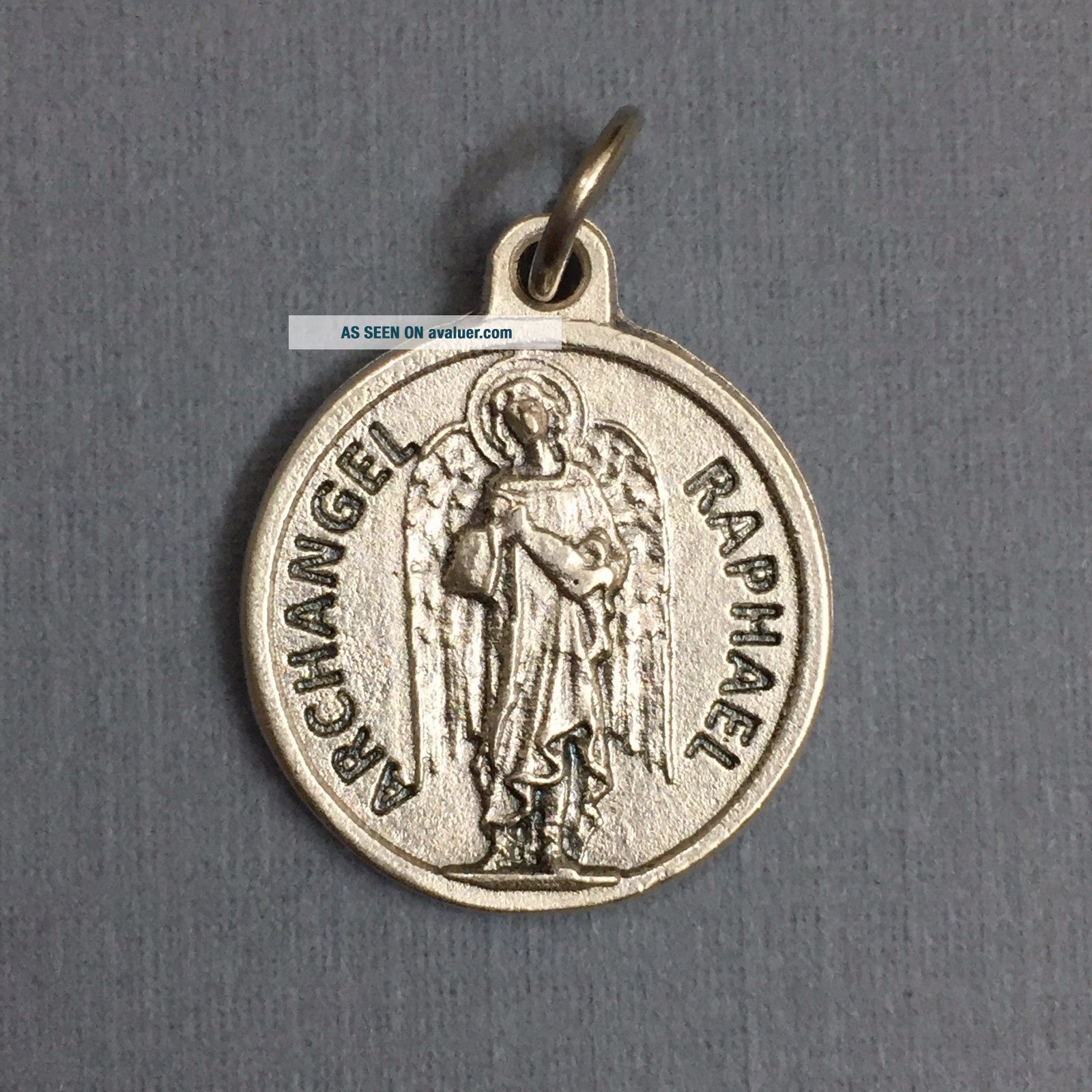 Archangel Raphael Protection Medal Pendant With Prayer Religious ...