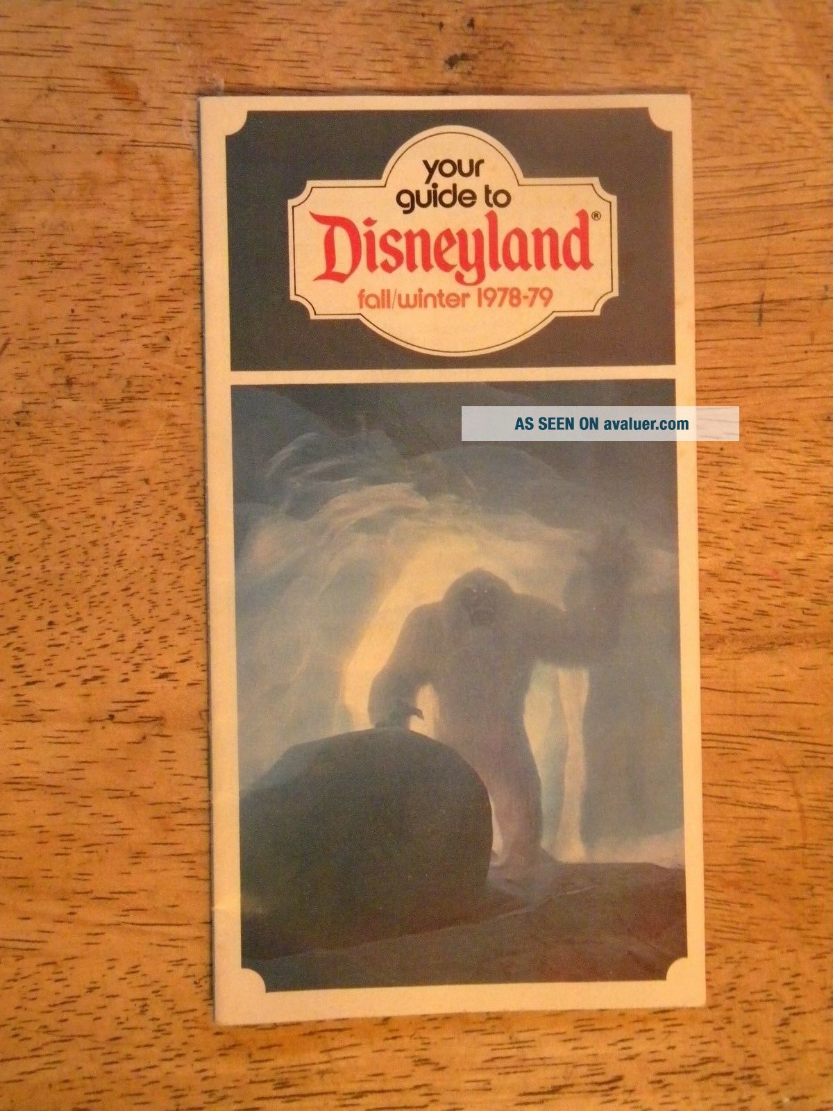1978 DISNEYLAND GUIDE BOOKLET INFORMATION BROCHURE MAP Disney Land Book ...