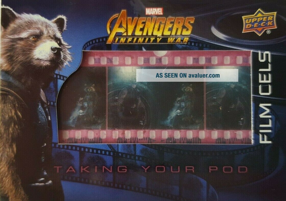 Marvel Avengers Infinity War FILM CELS Card FC15 TAKING YOUR POD 2018 ...