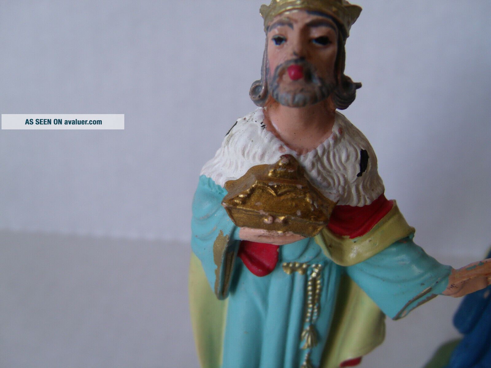 Vintage Depose Italy Nativity Figures - Three Kings - Spider Mark ...