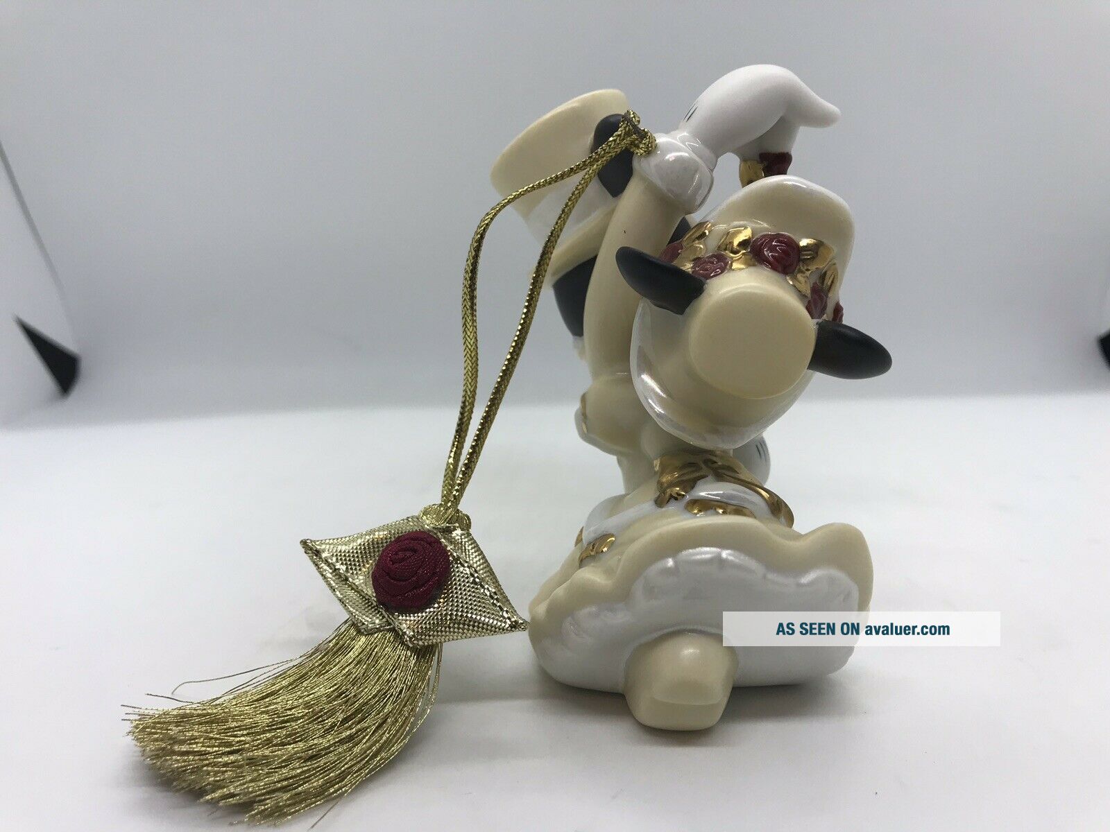 Disney Minnie Kissing Mickey Mouse Under Mistletoe Victorian Christmas ...