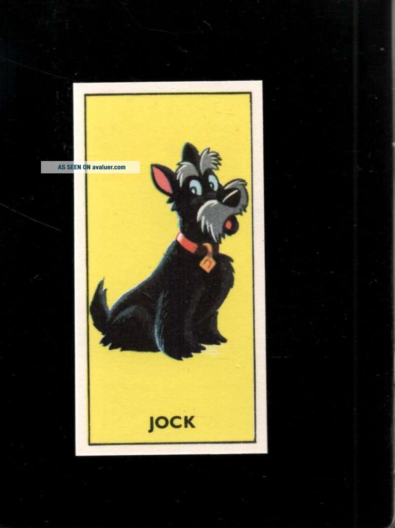 1957 BARRATT WALT DISNEY CHARACTERS 2ND SERIES 13 JOCK NMMT SET BREAK ...
