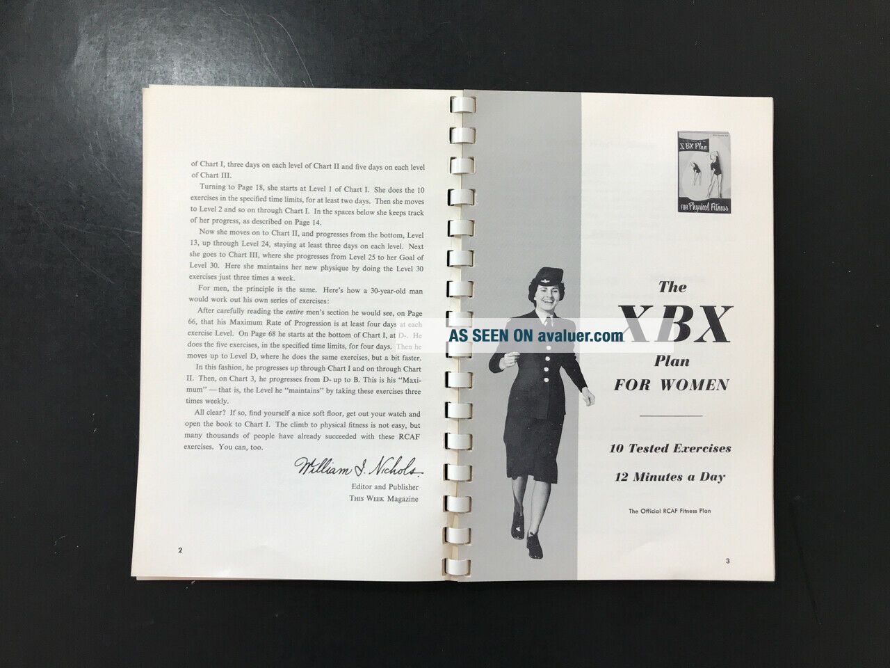 Vintage 1962 Royal Canadian Air Force Exercise Fitness Book Guide ...