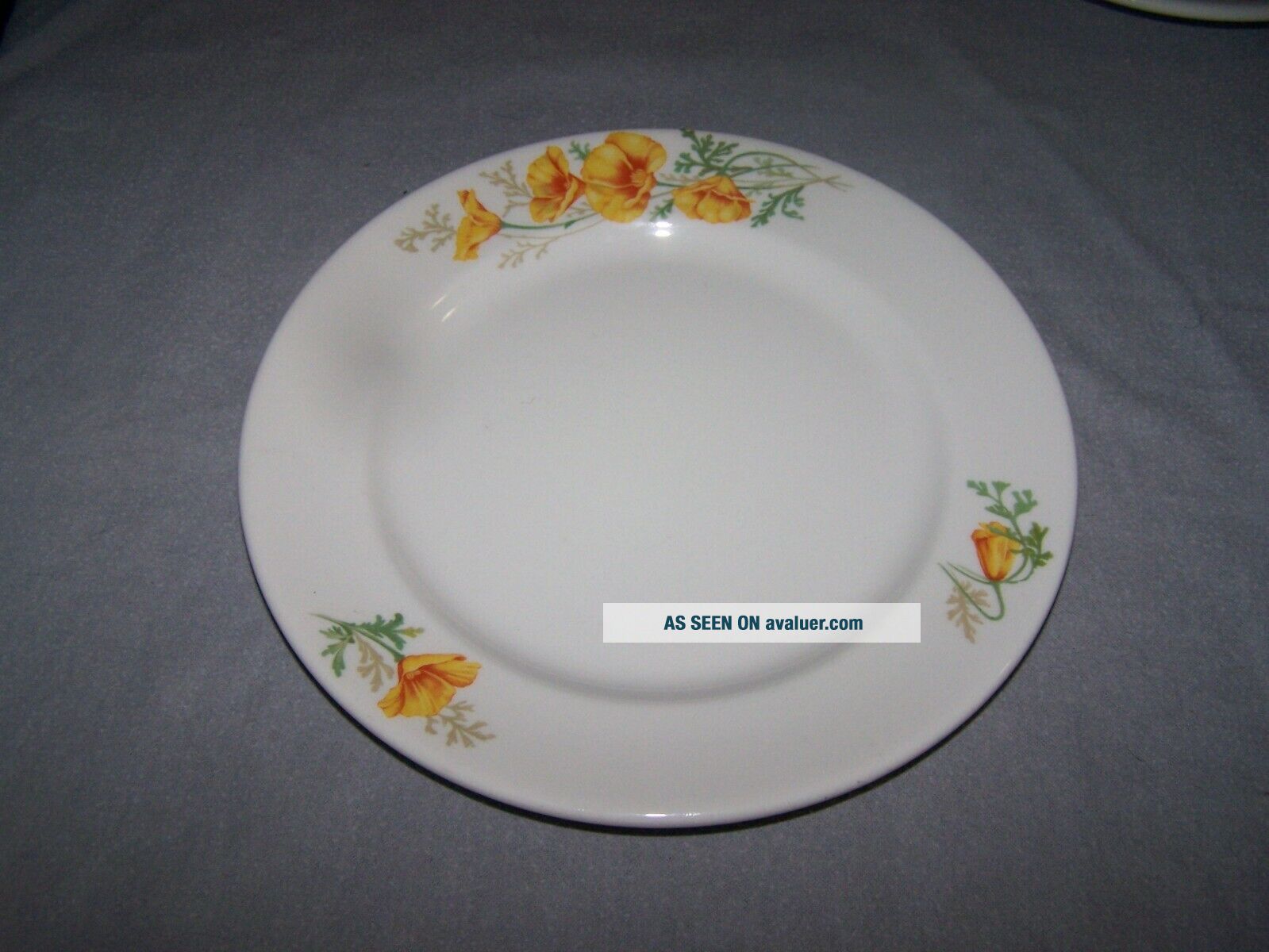 Santa Fe Railroad Dining Car California Poppy By Syracuse China | #5018425