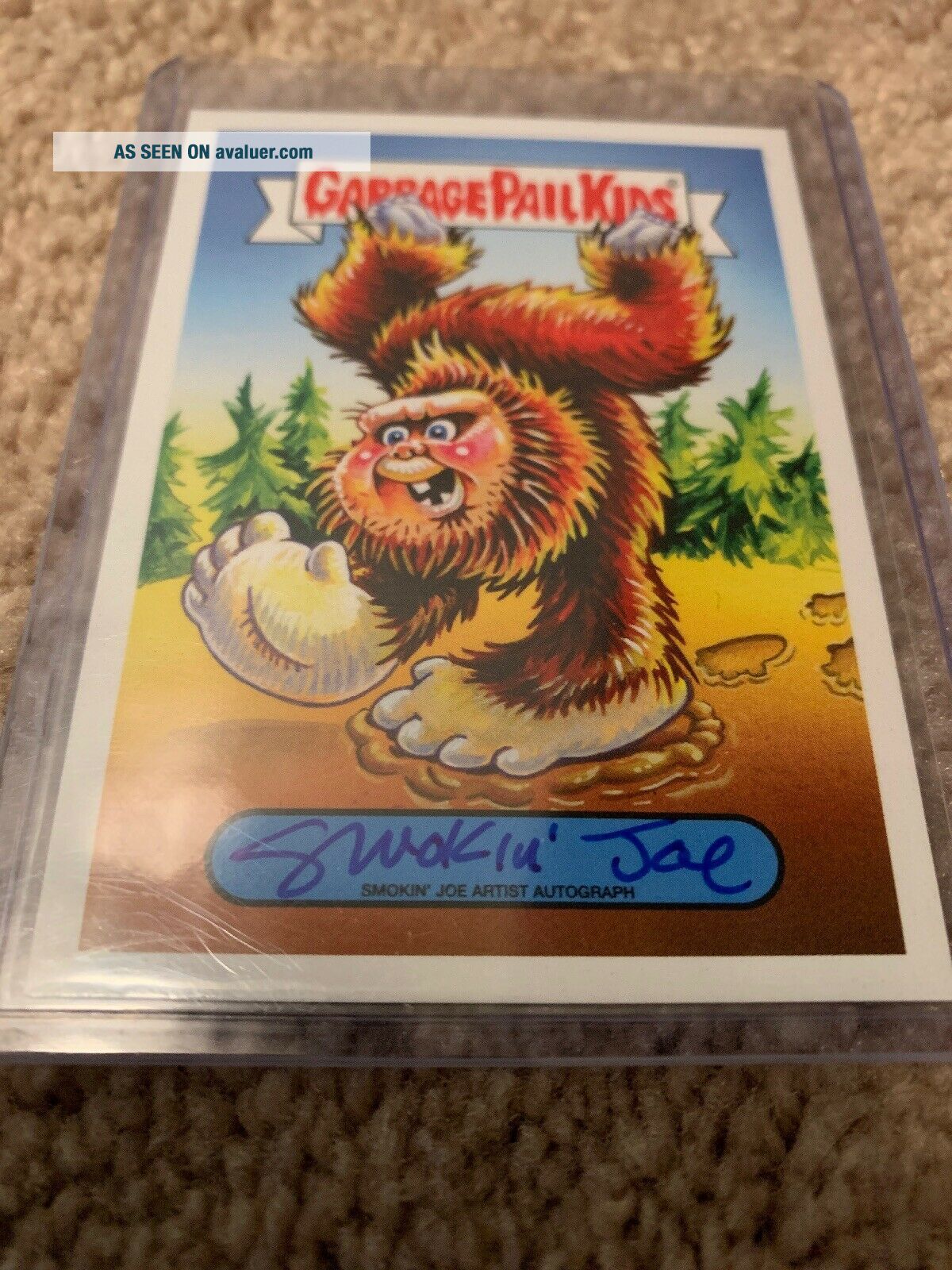 2018 Topps Garbage Pail Kids Oh The Horrible Signed Autograph Smokin ...