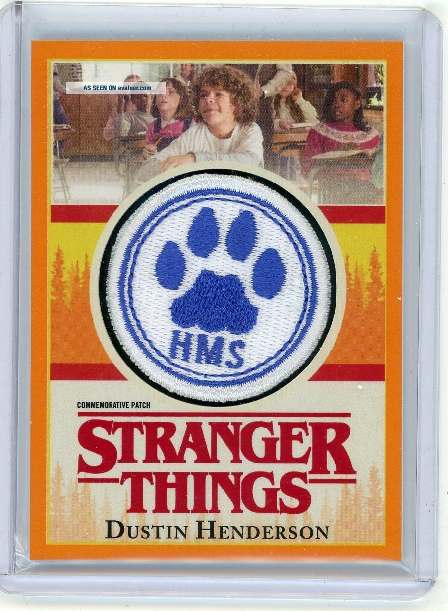 2018 Topps Stranger Things Season 1 Commemorative Patch Orange /99 ...