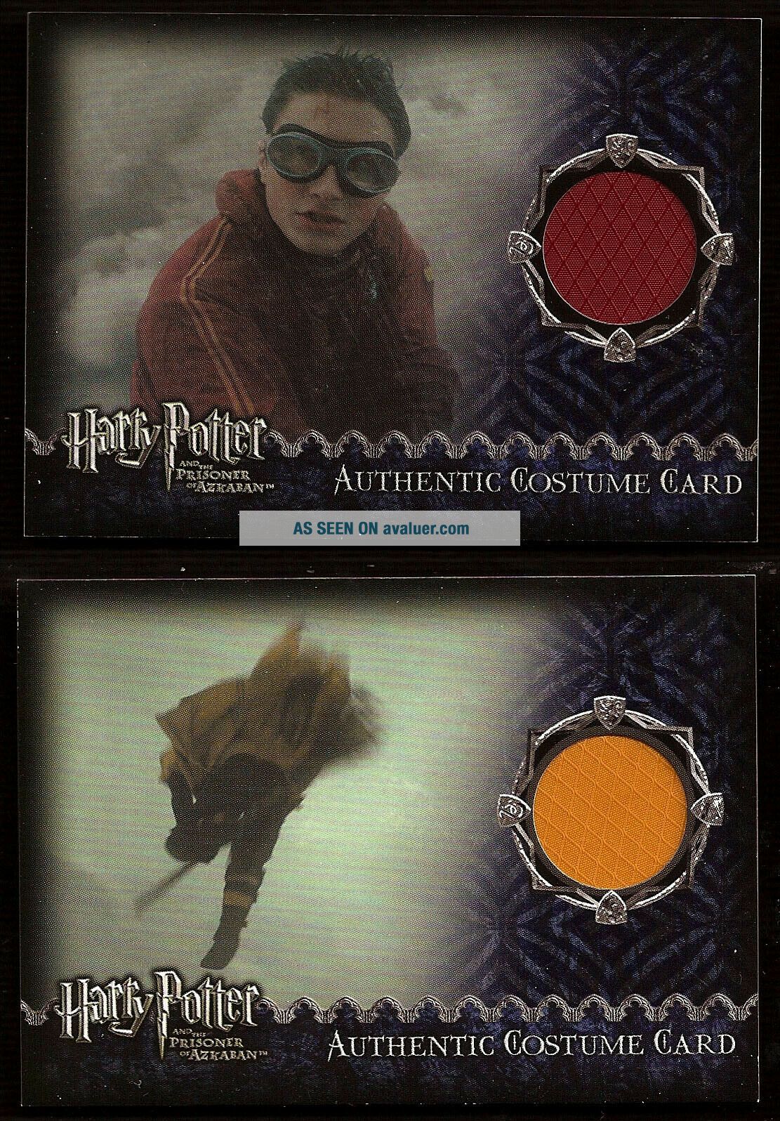 Harry Potter Prisoner Of Azkaban Costume Cards Daniel Radcliffe ...