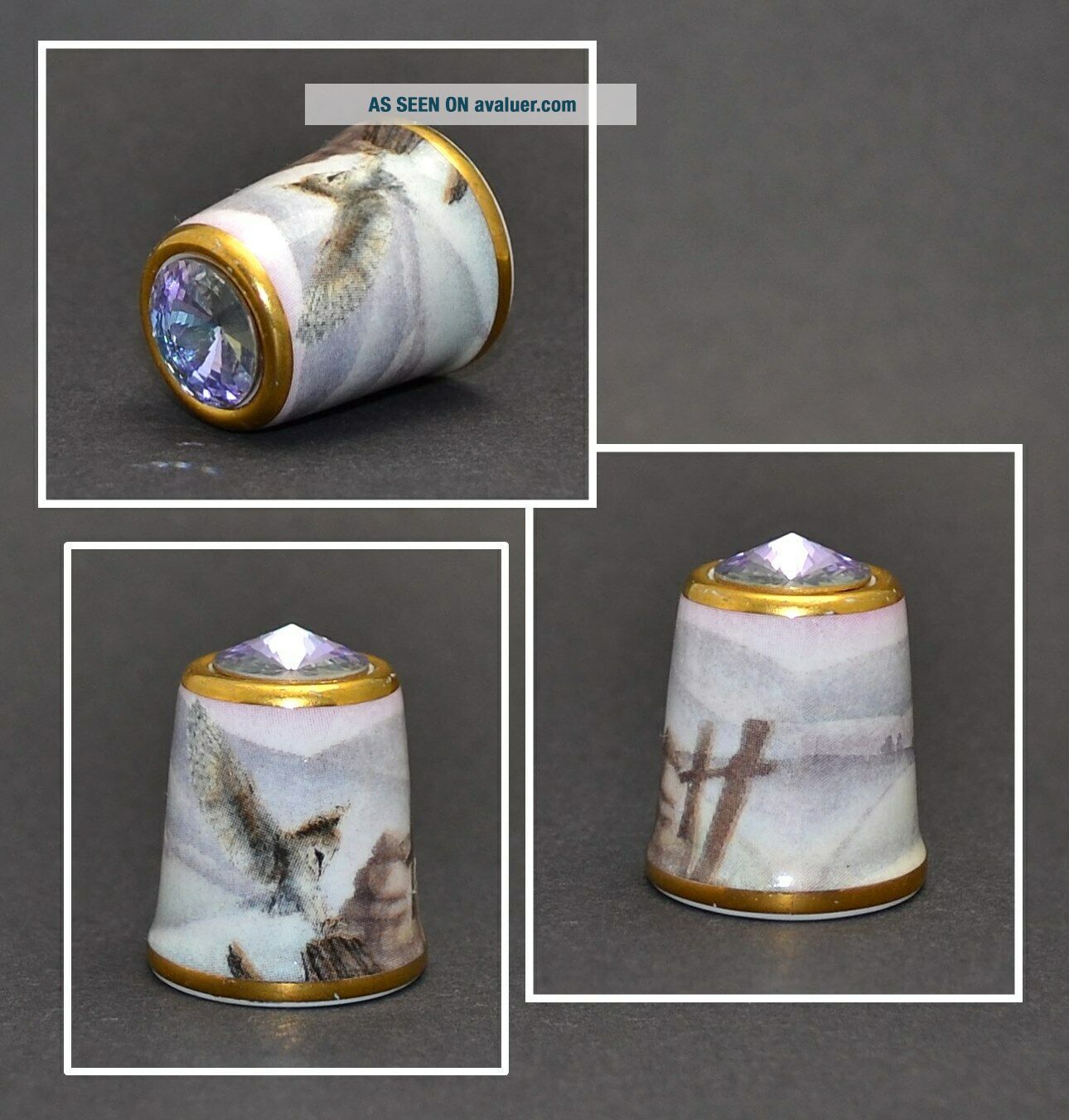 SUTHERLAND JEWELS OF THE BRITISH COUNTRYSIDE THIMBLE - BARN OWL | #5088286
