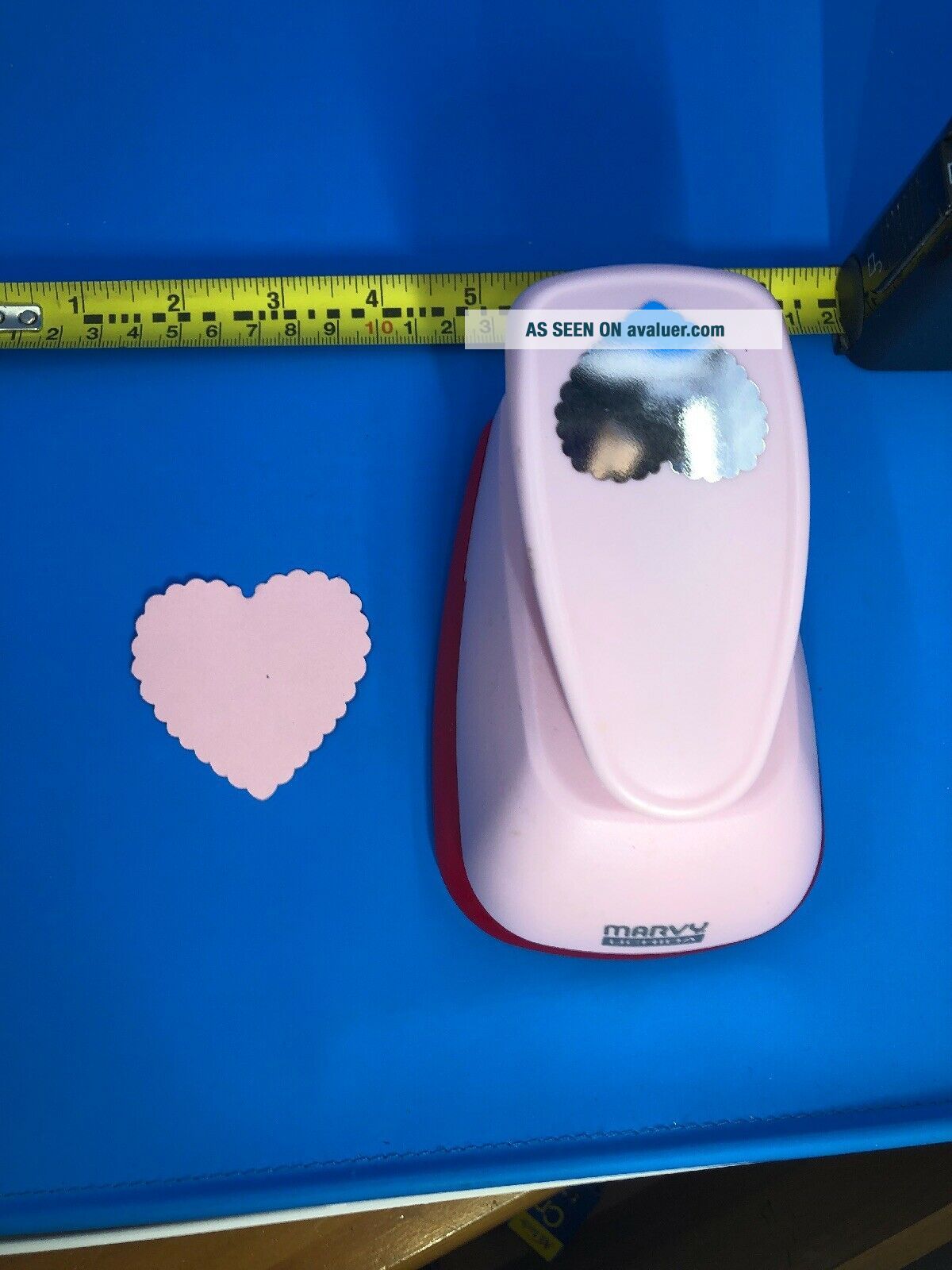 Scrapbook Paper Punch MARVY UCHIDA 2” SCALLOPED HEART PUNCH VALENTINES ...