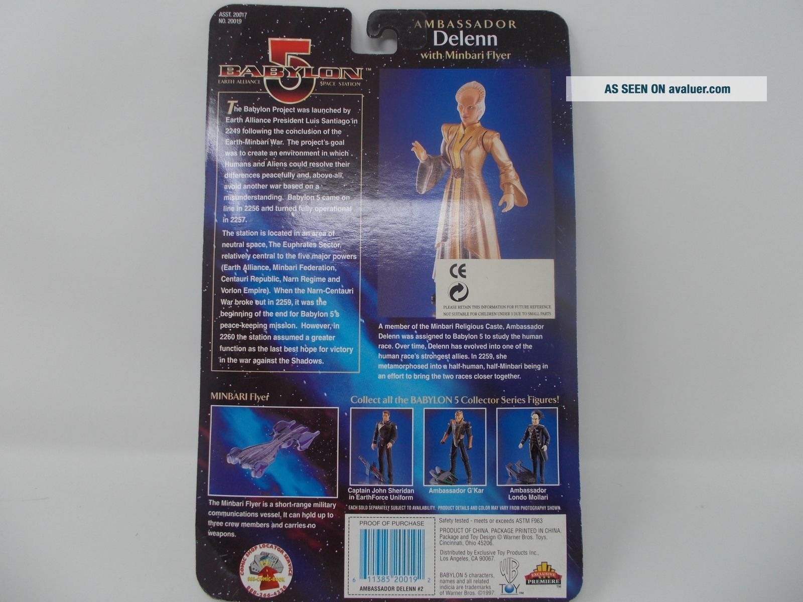 Babylon 5 Ambassador Delenn With Minbari Flyer (G13) | #5096009