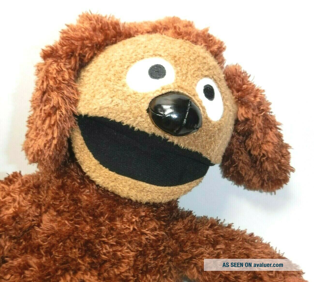 RALPH Disney Store Exclusive 15 " Plush MUPPET Stuffed Animal ROWLF ...