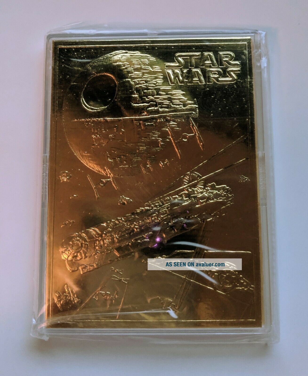 Star Wars Millennium Falcon 23K Gold Card Limited Edition Of 10, 000 W ...