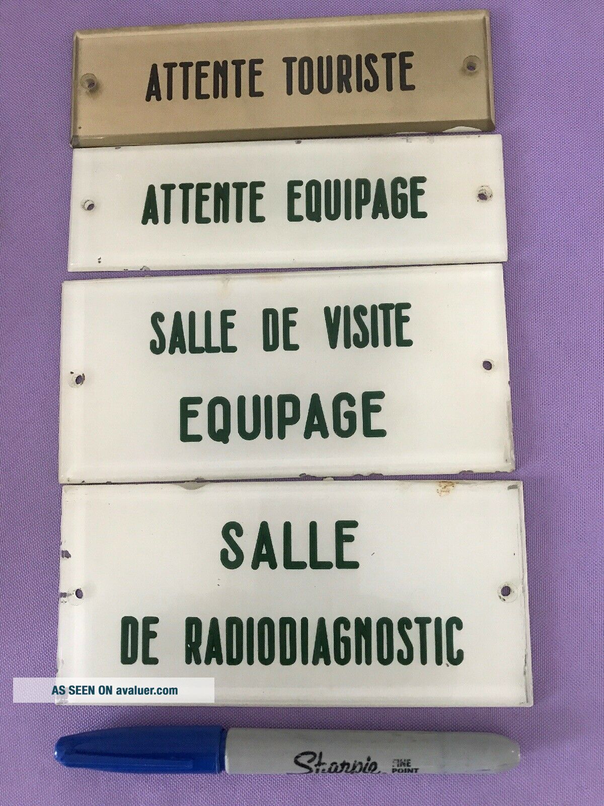 Authentic SS FRANCE Signs Plaques Maritime Ocean Liner | #5172811