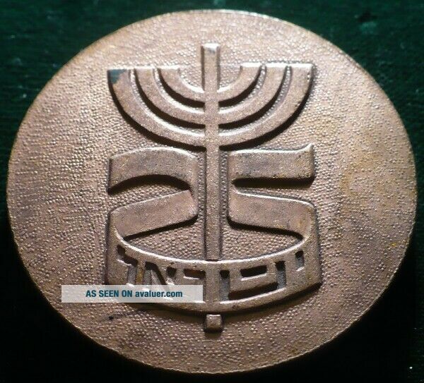 1973 ISRAEL 25th JUBILEE IDF PALMACH BRIGADE ASSEMBLY BRONZE MEDAL ...