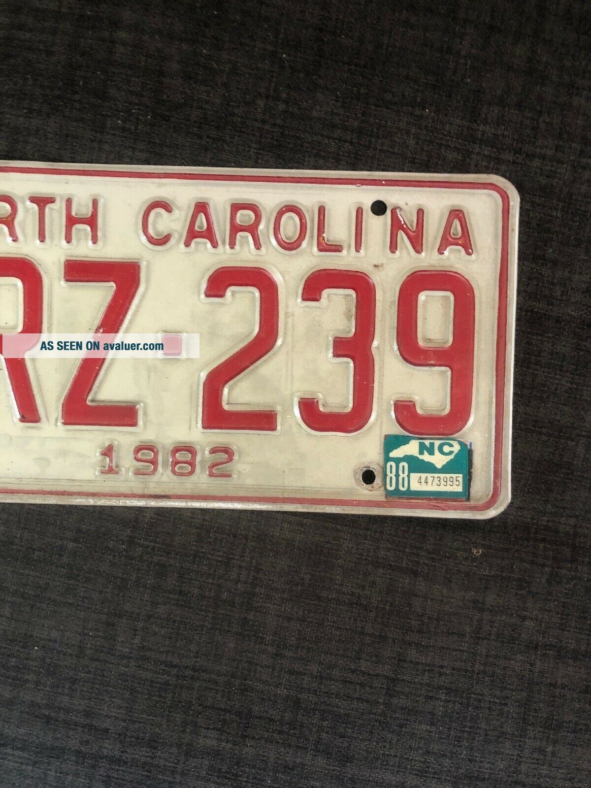 1982 North Carolina NC LICENSE PLATE | #5040901