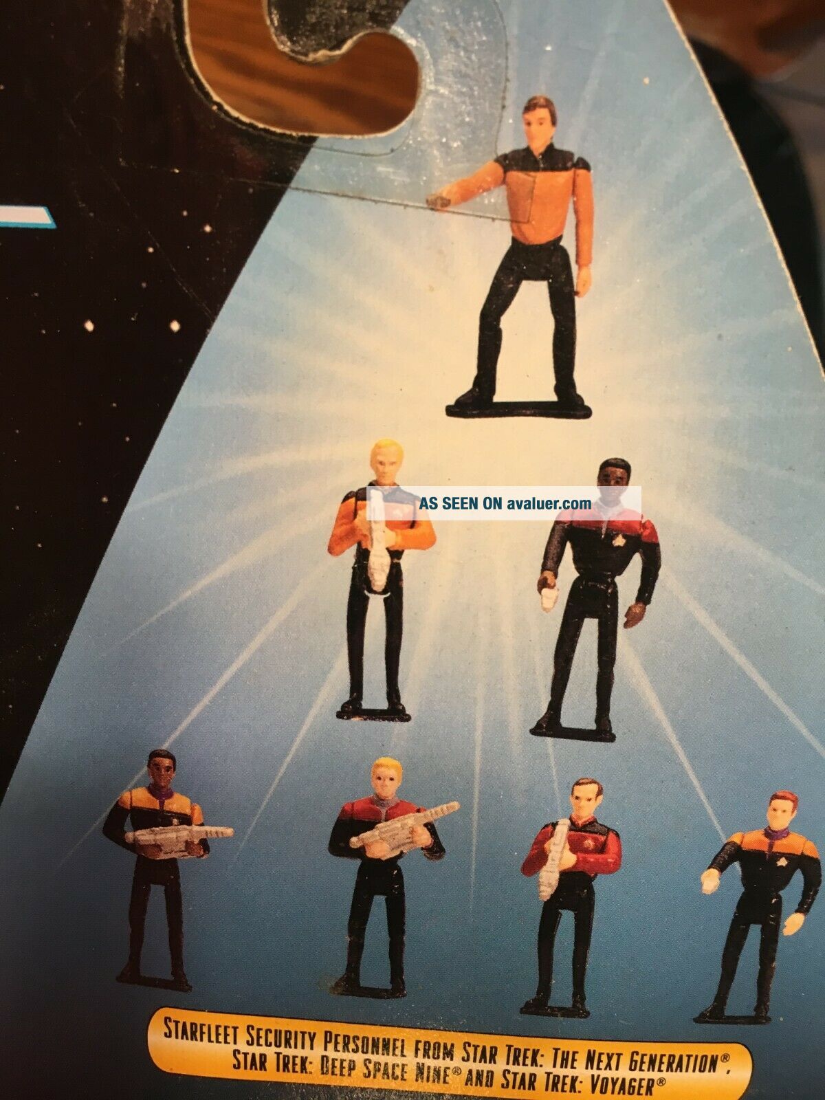 Playmates STAR TREK Starfleet Away Team Warp Factor Series 1 Action ...