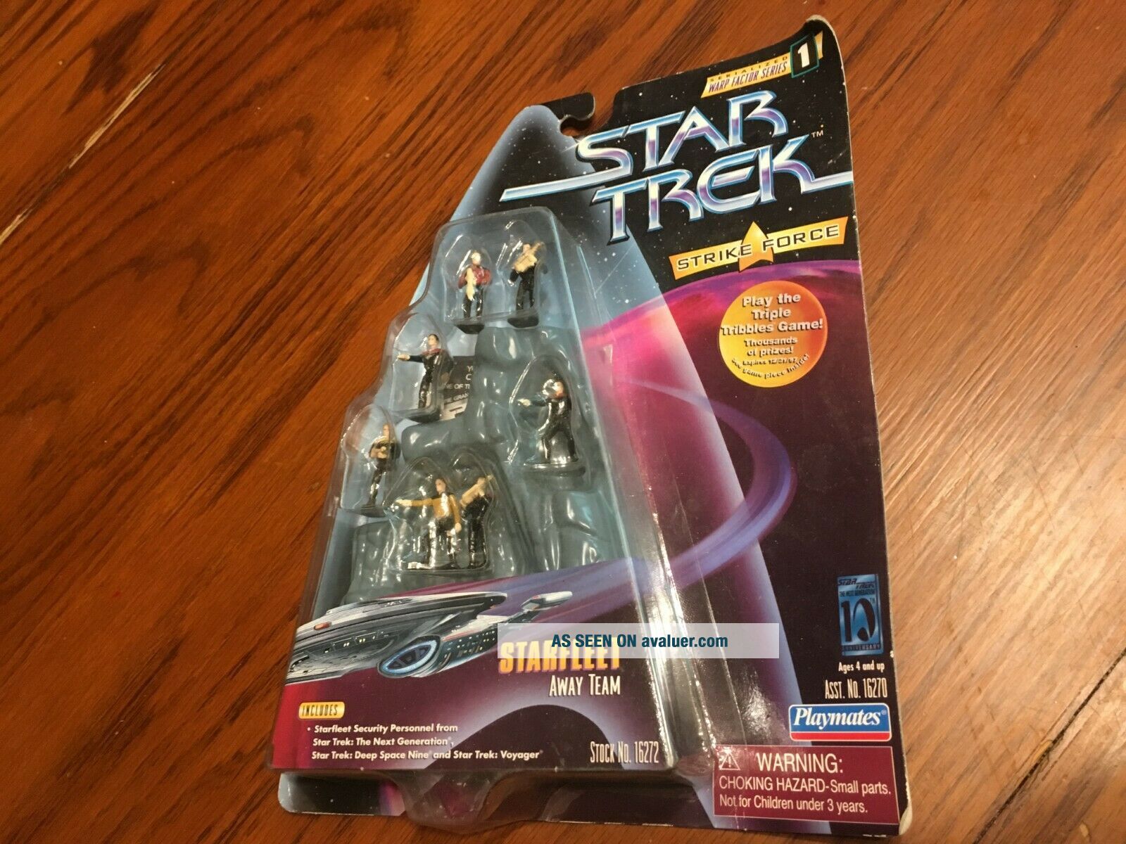 Playmates STAR TREK Starfleet Away Team Warp Factor Series 1 Action ...