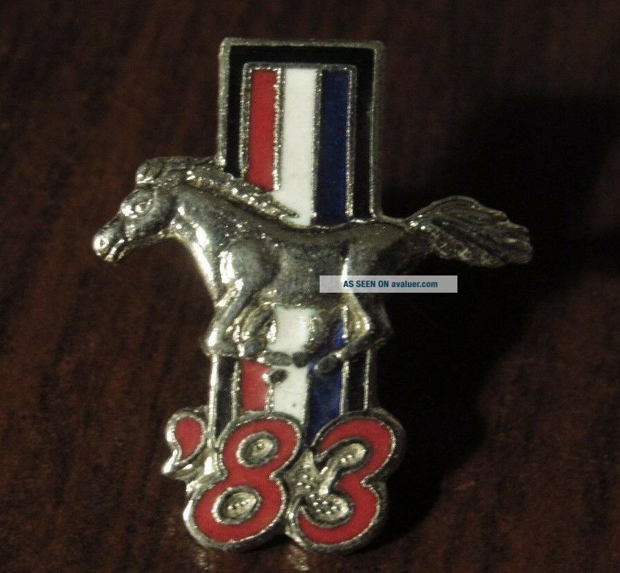 Vintage 1983 Mustang Hat Lapel Pin - Ford | #5086703