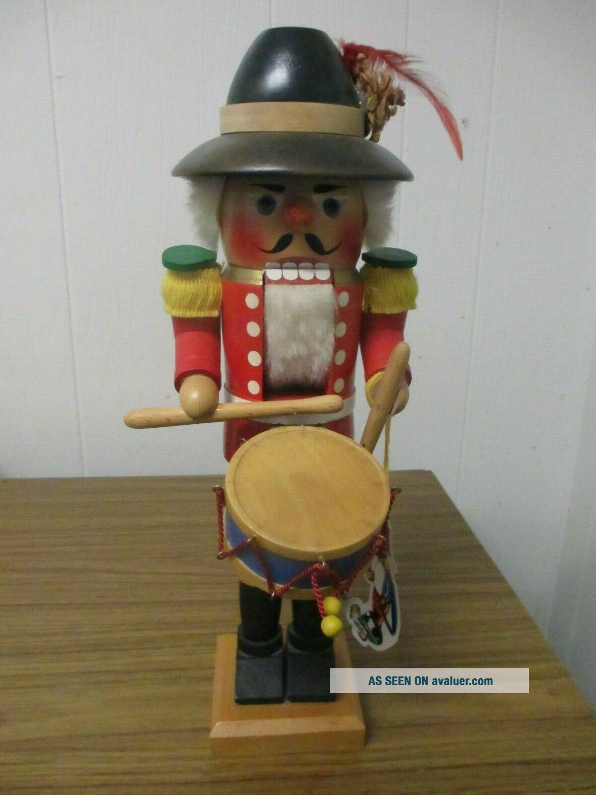 Steinbach German Wood Nutcracker S 705 The Great Drummer Signed | #5251241