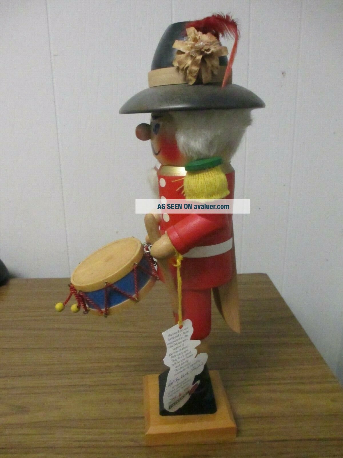 Steinbach German Wood Nutcracker S 705 The Great Drummer Signed | #5251241