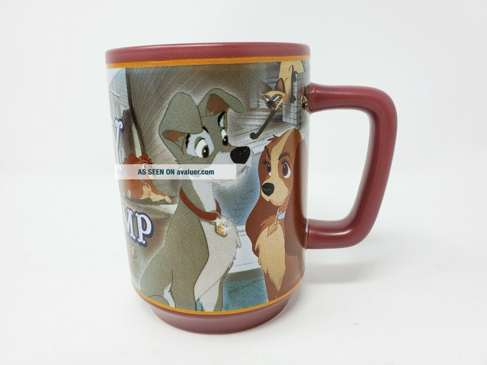 Walt Disney Store Exclusive Lady And The Tramp Mug Authentic D - Handle ...