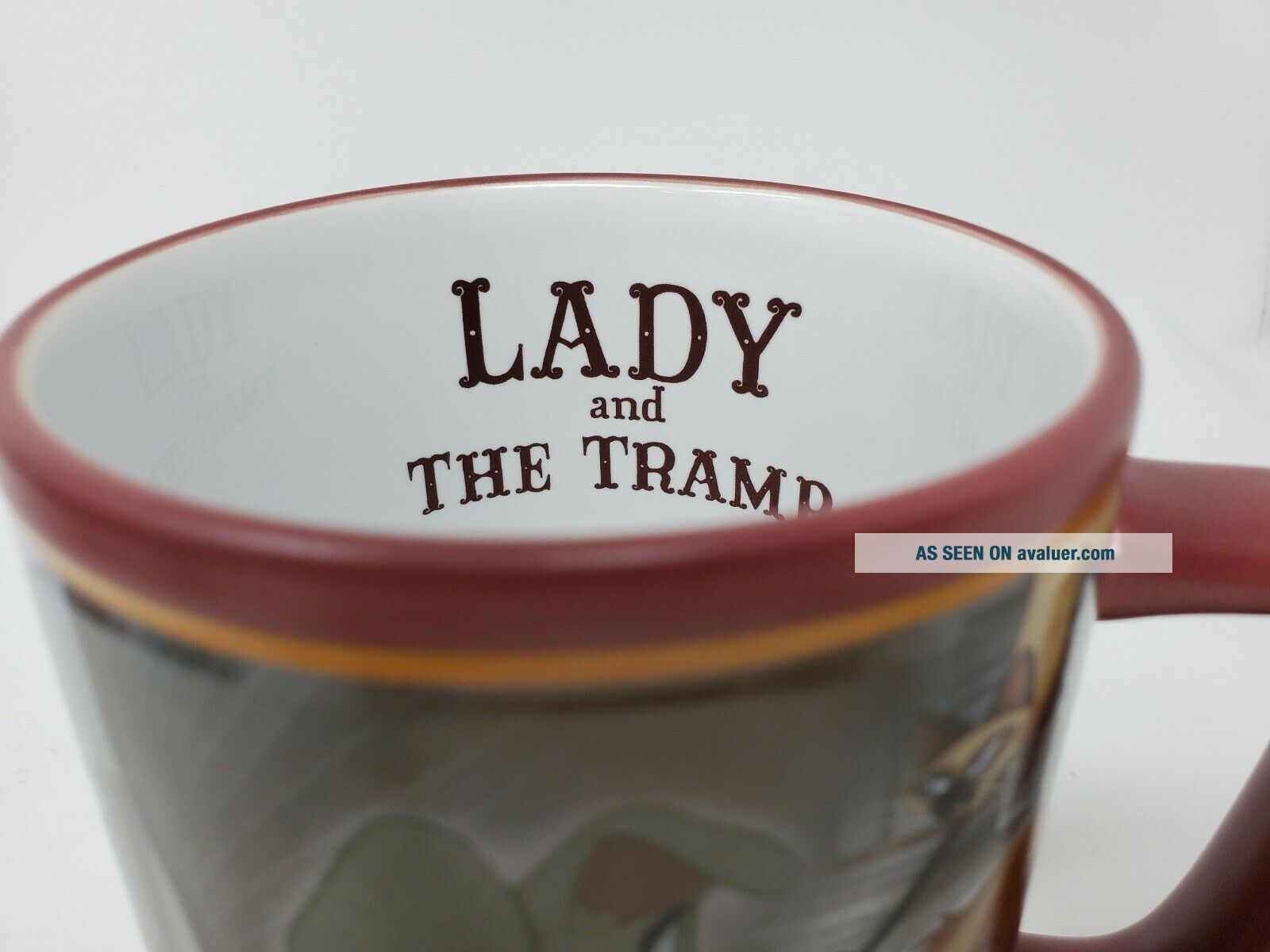 Walt Disney Store Exclusive Lady And The Tramp Mug Authentic D - Handle ...