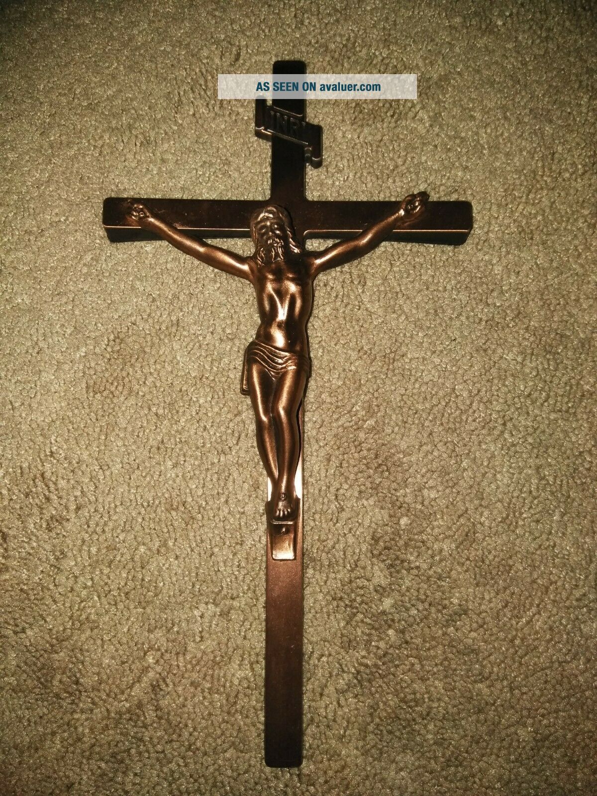 Jesus Christ Crucifix 10 " Inch Bronze Wall Cross | #5225130