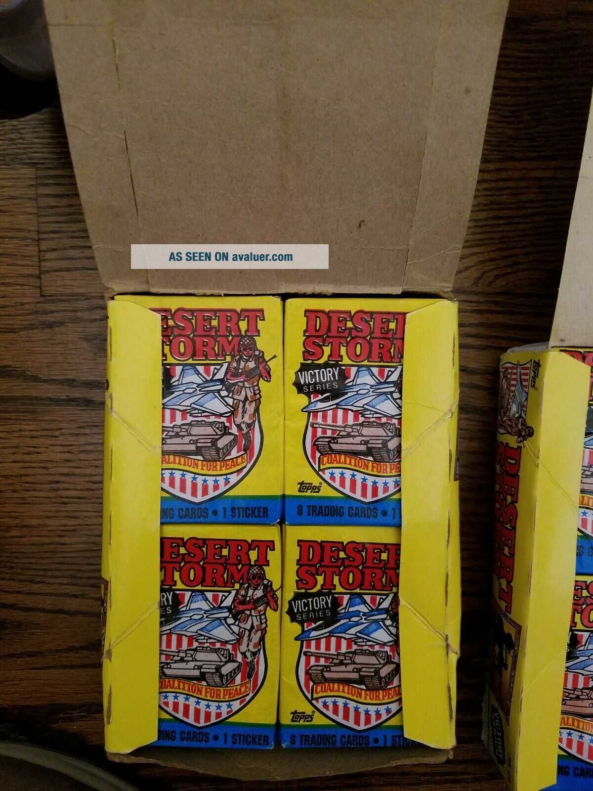 (2) 1991 Topps Desert Storm Trading Card 36ct Box Cards Victory Series ...