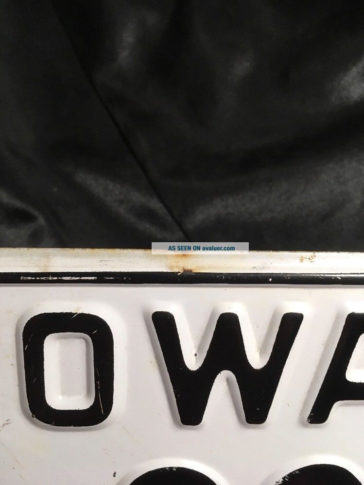 Vintage 1958 Iowa. License Plate 57 (Linn County) 8047 | #5198804