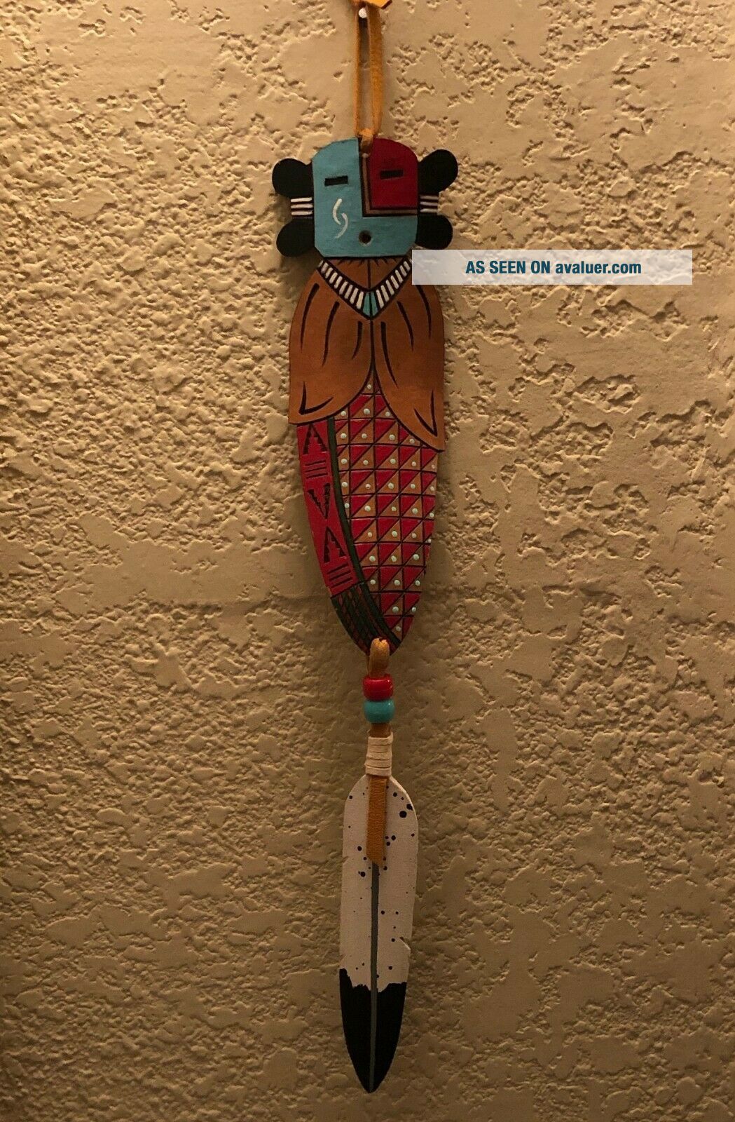 HOPI KACHINA CORN MAIDEN CARVING HOWARD B. LEWIS NATIVE AMERICAN 2000 ...