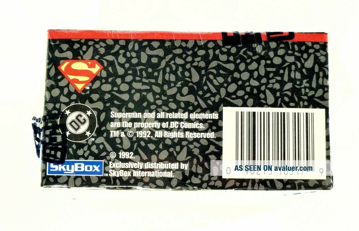 Doomsday The Death Of Superman Trading Cards 1992 DC SkyBox Factory Box ...