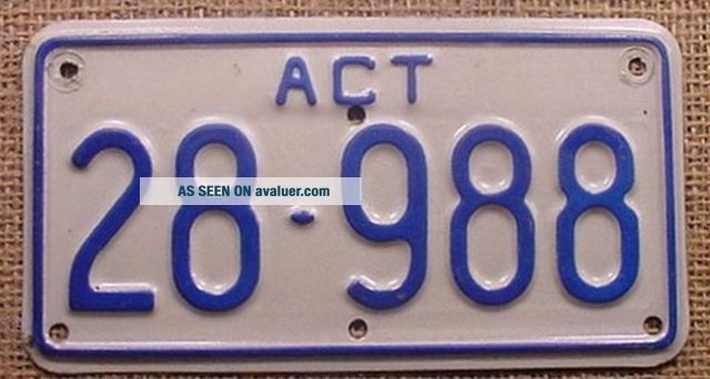 28 - Series ACT Motorcycle Plate | #5161605