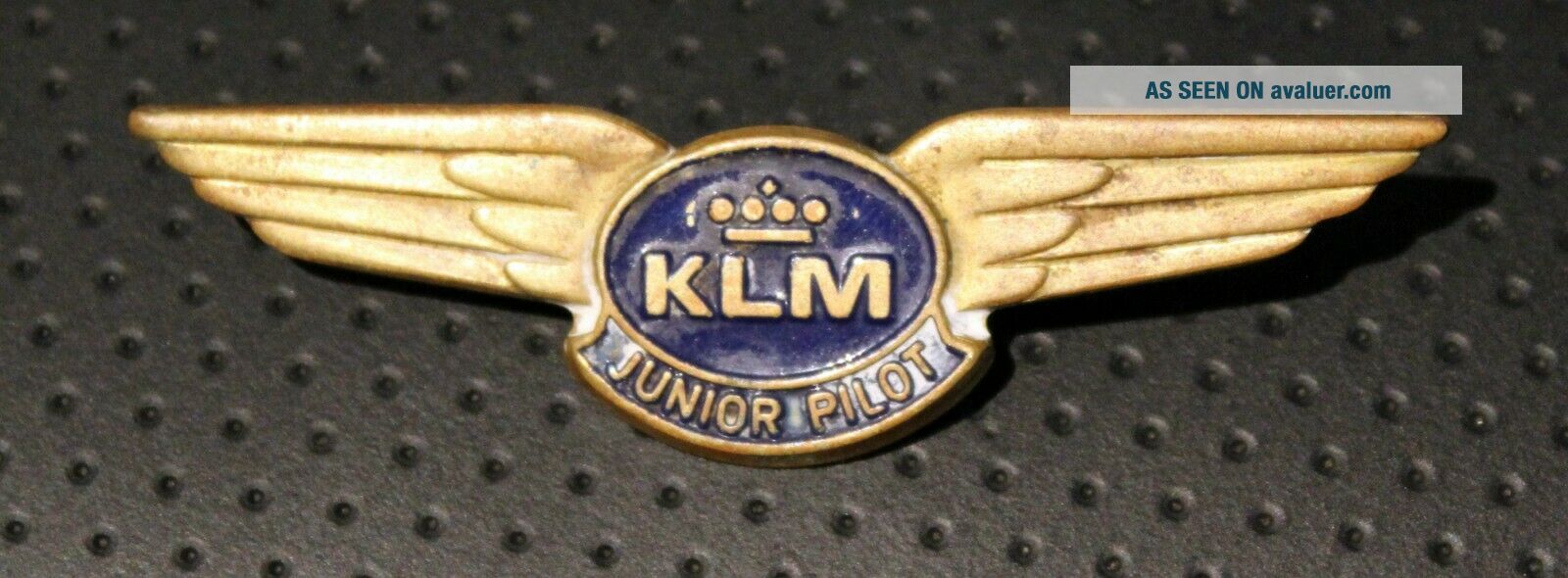KLM Royal Dutch Airlines Junior Pilot Badge Wings | #5178905